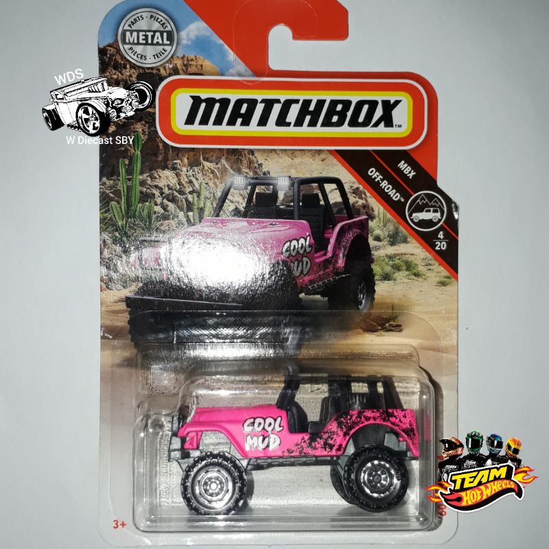 Jual Matchbox MBX Off Road 60 Jeep 4x4 Cool Mud Pink Hobi Mainan Mobil ...