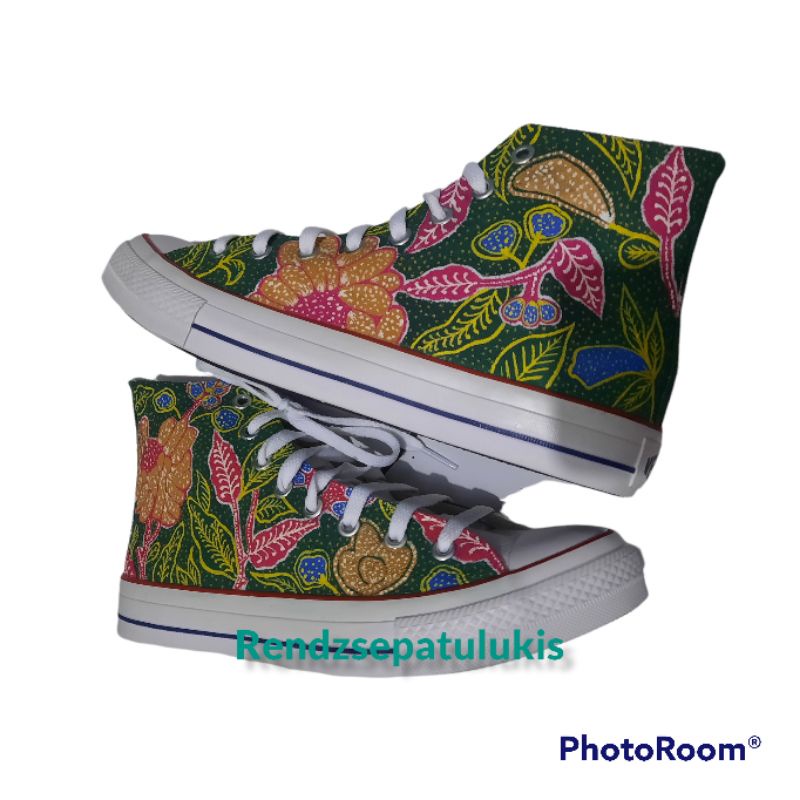 Jual Sepatu Lukis Desain Batik Request | Shopee Indonesia