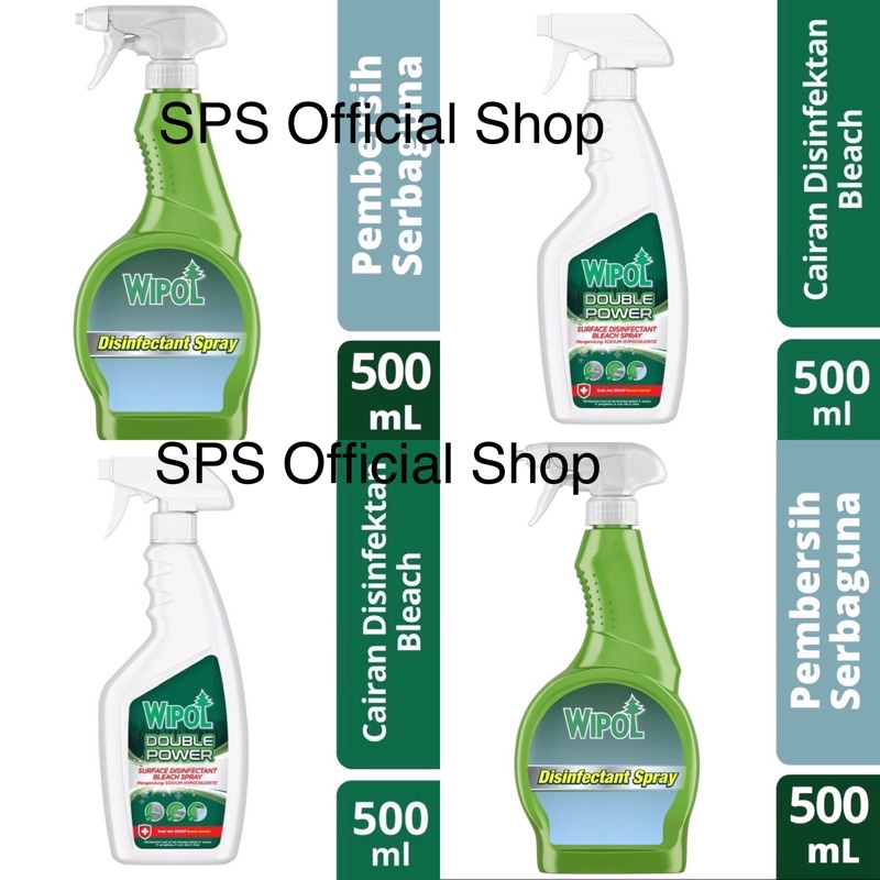 Jual Wipol Disinfectant Spray Power Clean/Wipol Double Power Surface ...