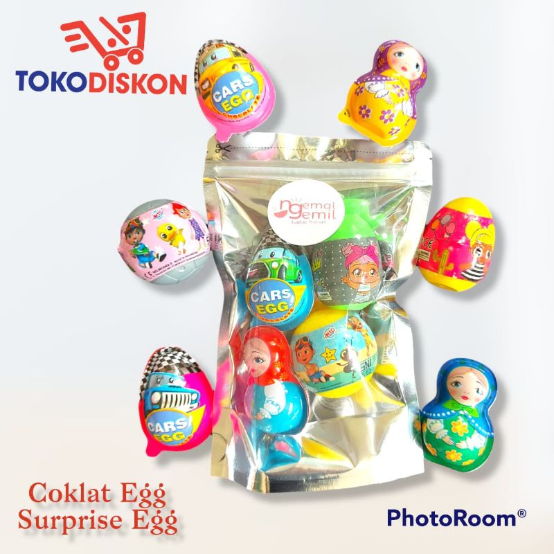 Jual Coklat 5in1 Coklat Telur Dino Mix | Coklat Mix Surprise Egg ...
