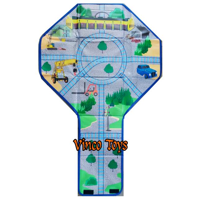 Jual Playmate Thomas and Friends bentuk tas box, karpet main, alas main ...