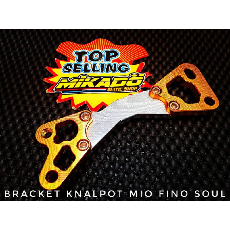 Jual bracket knalpot cnc mio sporty fino karbu mio soul original ...