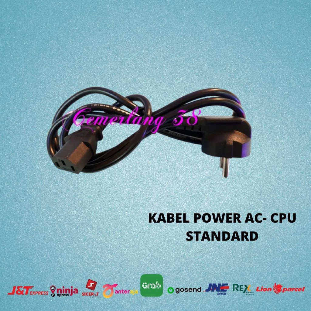 Jual Kabel Power Adaptor / CPU Monitor Komputer PC / PC Standard 150 CM ...