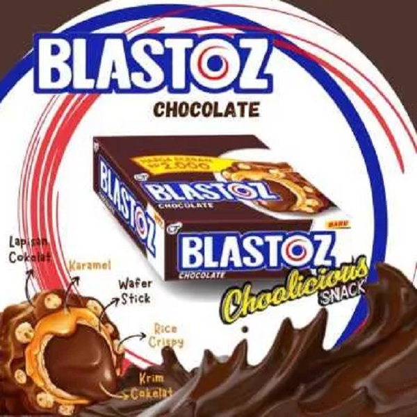 Jual BLASTOZ Chocolate wafer roll [12pcs/Box] | Shopee Indonesia