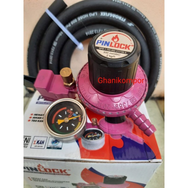 Jual Pengaman Gas Lpg Regulator Safety Lock Pinlock Selang kompor ...