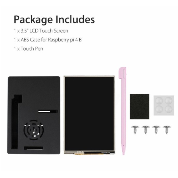 Jual LCD Touchscreen 3.5 inch + Casing Raspberry Pi 4 Layar Monitor ...