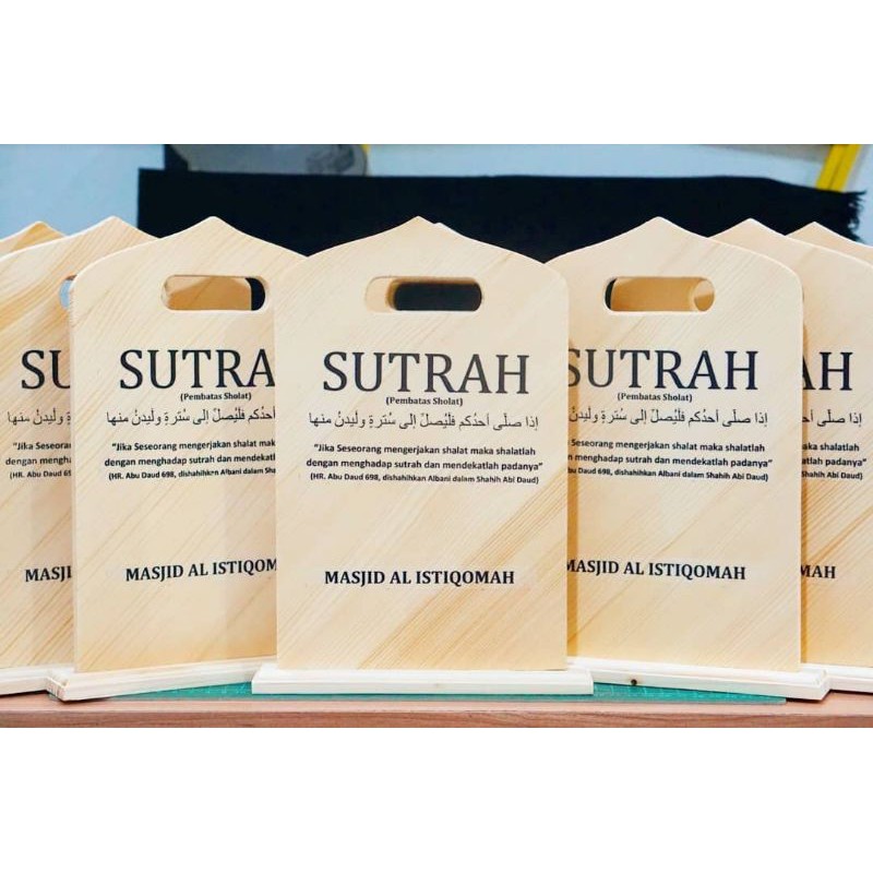 Jual Sutroh Sutrah Kayu Pembatas Sholat | Shopee Indonesia