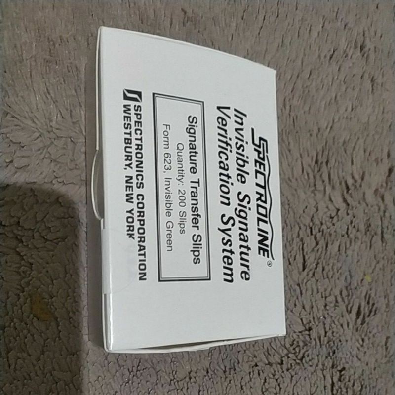 Jual SPECTROLINE yg kertas buat tanda tangan nya | Shopee Indonesia