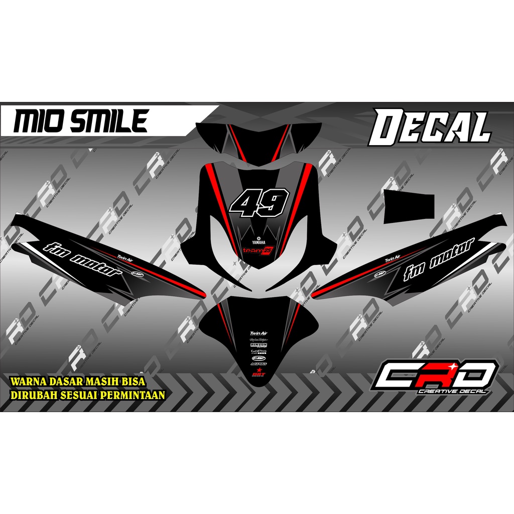 Jual decal mio smile fullbody bisa request desain | Shopee Indonesia