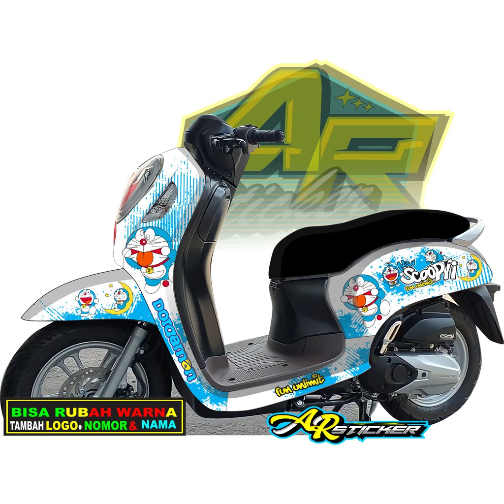 Jual Decal scoopy 2021 / STIKER SCOOPY 2021 / Decal Scoopy full body ...