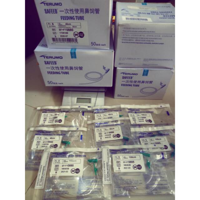 Jual NGT TERUMO 8FR 40CM (PCS) / FEEDING SET / FEEDING TUBE / SELANG ...
