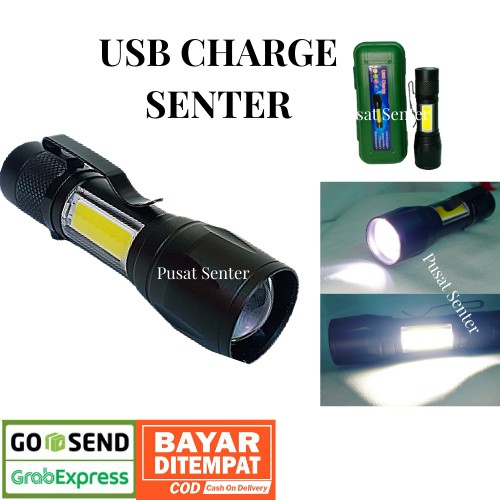Jual SENTER MINI SWAT- SENTER USB -SENTER XPE COB -SENTER MINI SUPER ...