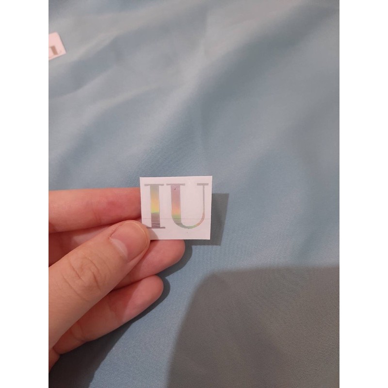 Jual IU Sticker Lightstick - dlwlrma sticker hologram - uaena stiker ...