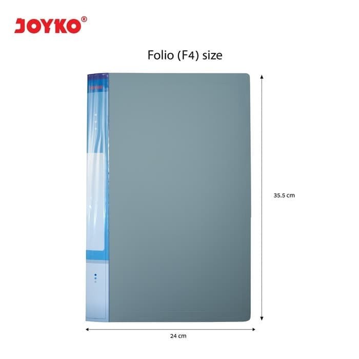 Jual Document Keeper Clear Holder Joyko DK-20 F4 20 Sheet Pocket Blue ...