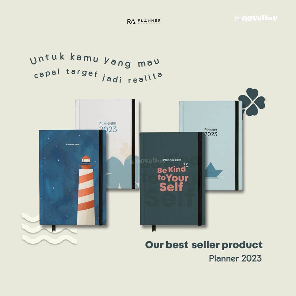 Jual Planner Journal 2023 by RA Planner | Daily Planner | Buku Agenda ...