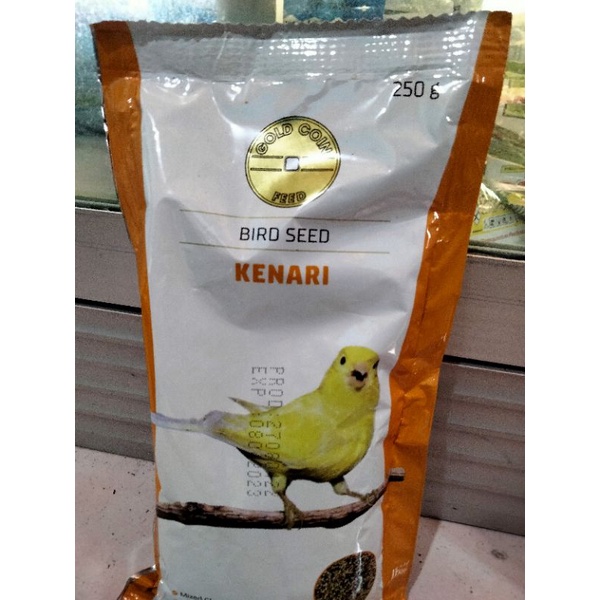 Jual GOLD COIN KENARI PAKAN BURUNG 250 GR | Shopee Indonesia