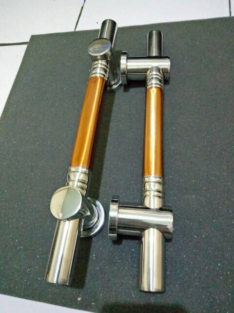 Jual 2 Pcs Pull handle pintu oval gold coklat kaki besar tarikan pintu ...