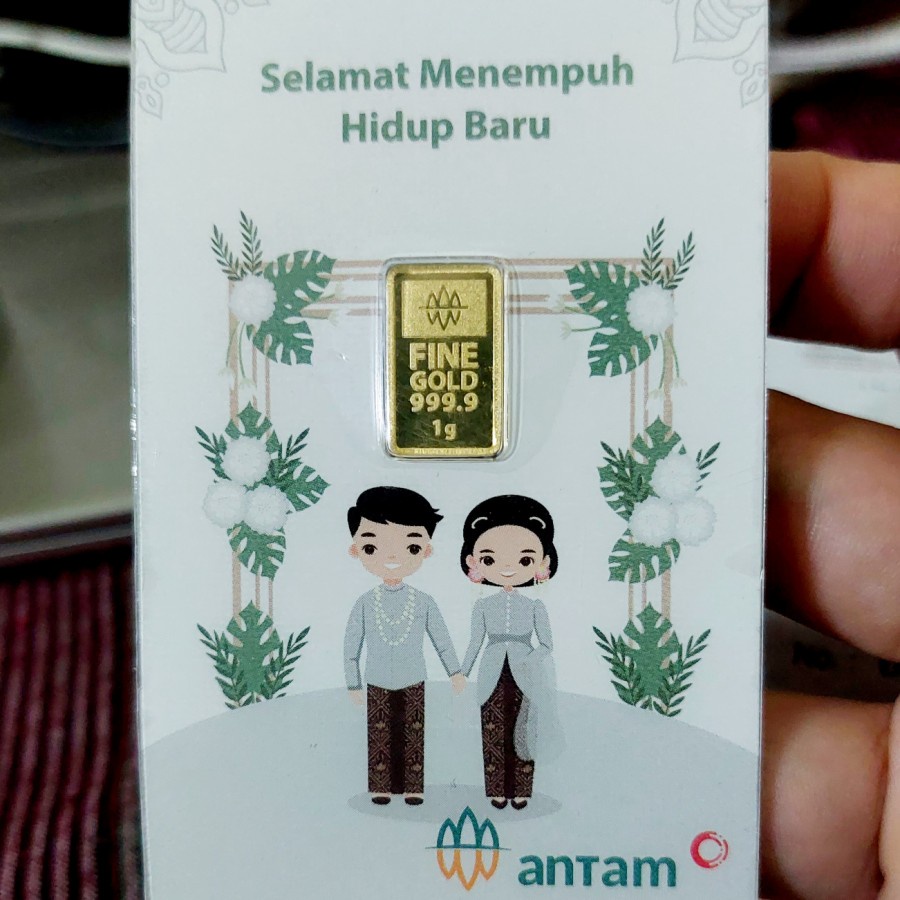 Jual KADO HADIAH PERNIKAHAN TRADISIONAL EMAS ANTAM 1 GRAM GIFT SERIES ...