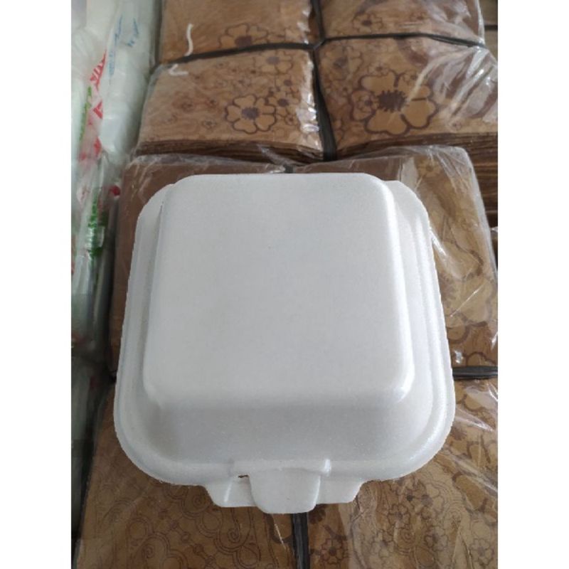 Jual STYROFOAM BURGER - FOAM BURGER - 13x13 CM | Shopee Indonesia
