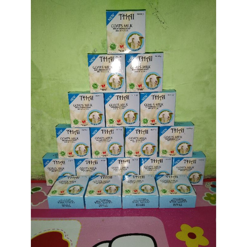 Jual Sabun thai Goats milk (sabun susu domba) | Shopee Indonesia