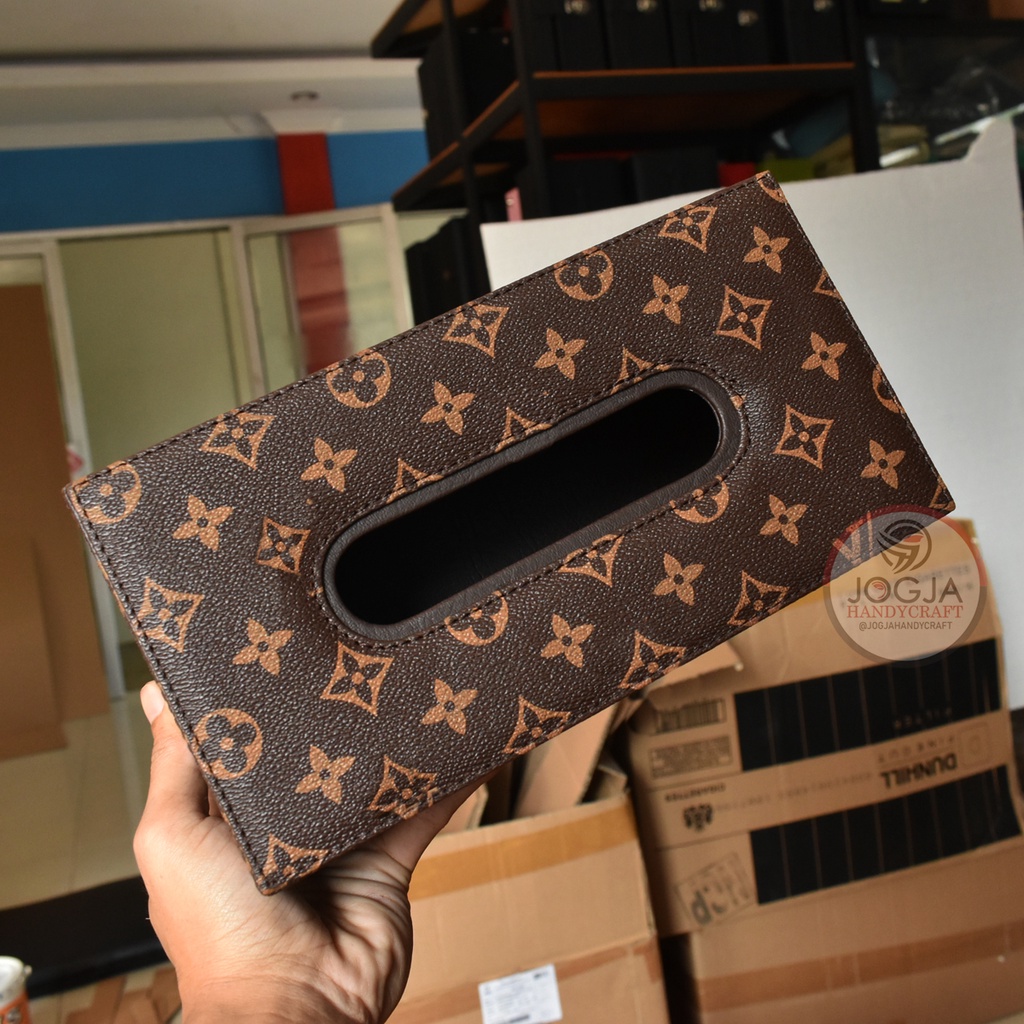 Jual TISSUE BOX Tempat Tisu Kulit Oscar Premium Mobil Rumah Kantor ...