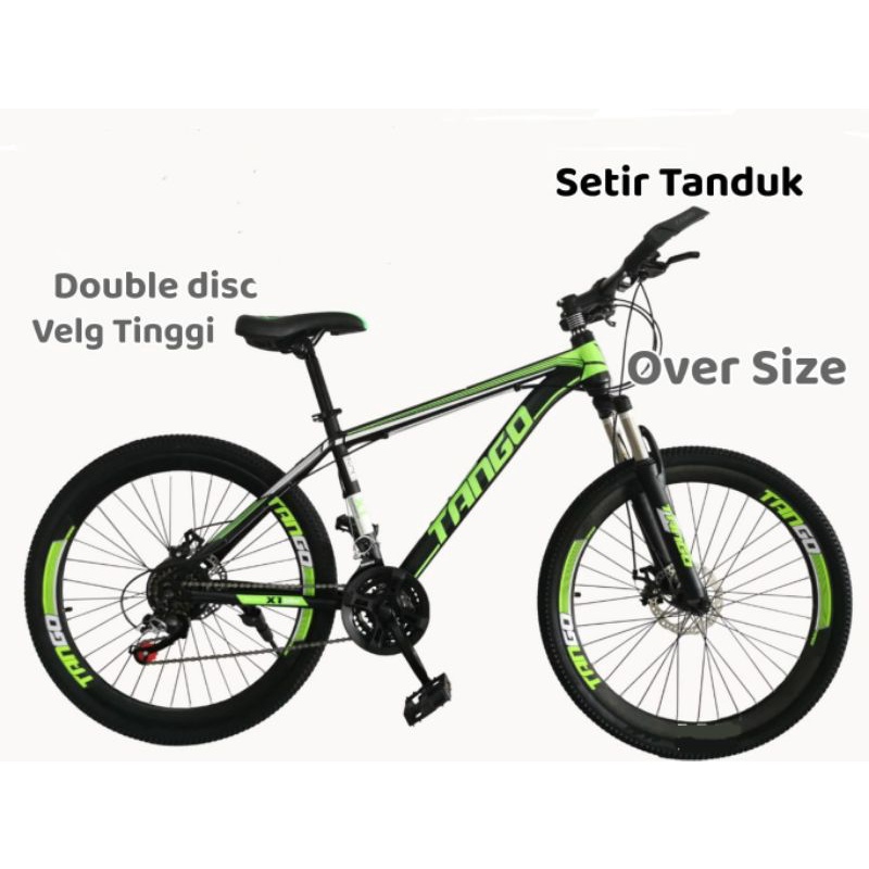 Jual Sepeda Gunung MTB Tango Ukuran 26 Inch Seri Terbaru MTB Double ...