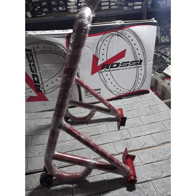 Jual STANDAR PADDOCK PEDOK MOTOR UNIVERSAL (MERAH) CBR CB150R R25 NINJA ...