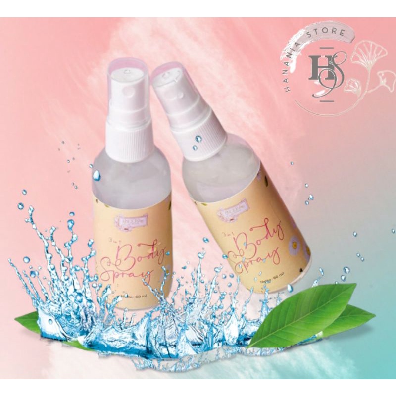 Jual Noera 3 in 1 Body Spray Deodoran Spray | Shopee Indonesia