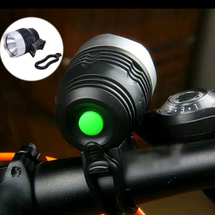 Jual Lampu Depan Sepeda LED 3 Mode Light Bicycle Front LED Lamp ...