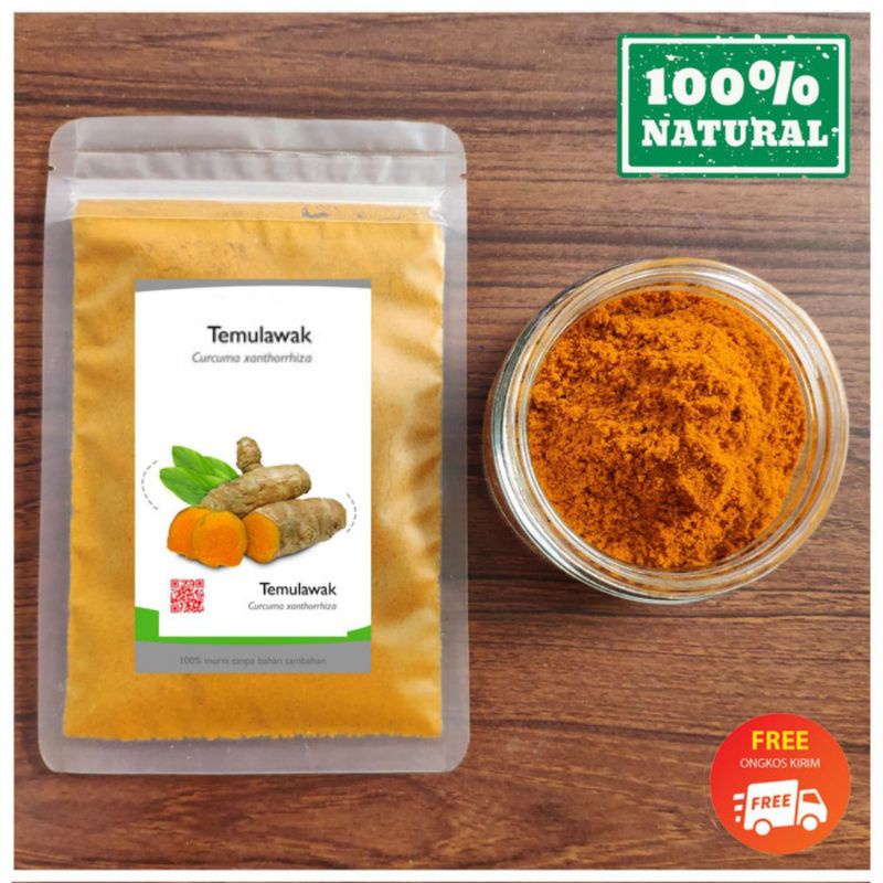 Jual BUBUK TEMULAWAK 250 g Serbuk Temu Lawak Curcuma xanthorrhiza ...