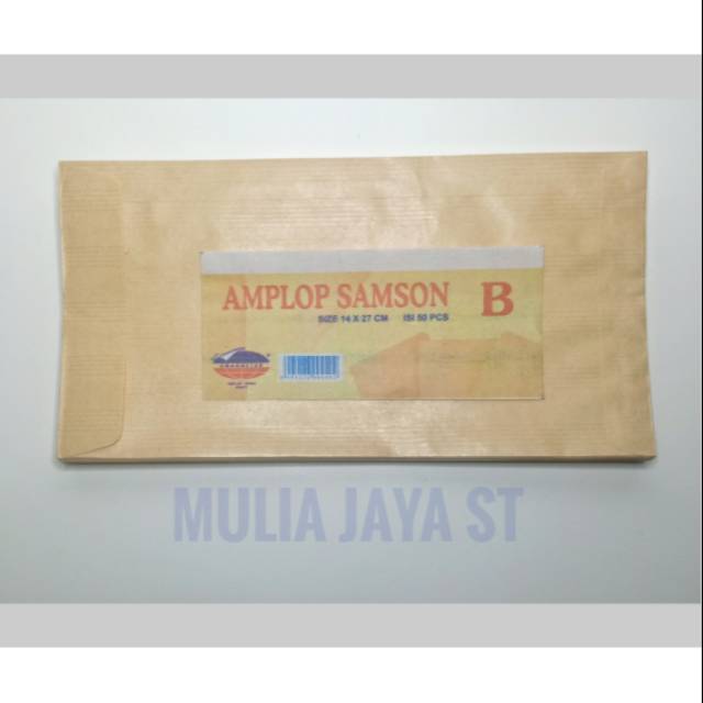 Jual Amplop SAMSON B Caracter / Amplop Coklat | Shopee Indonesia