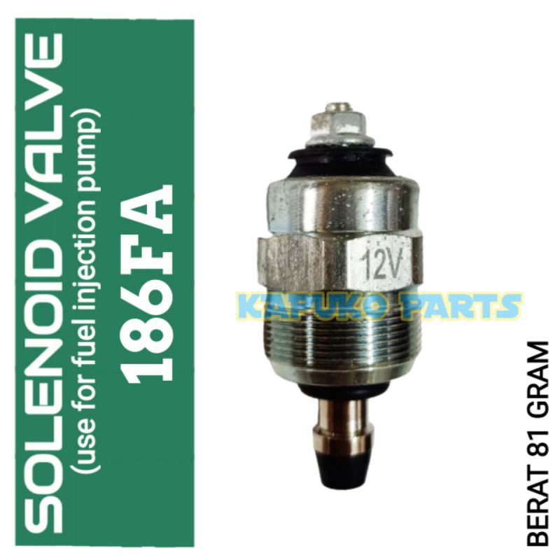 Jual 186FA SOLENOID VALVE UNTUK FUEL PUMP GENSET DIESEL MODEL KAMA ...
