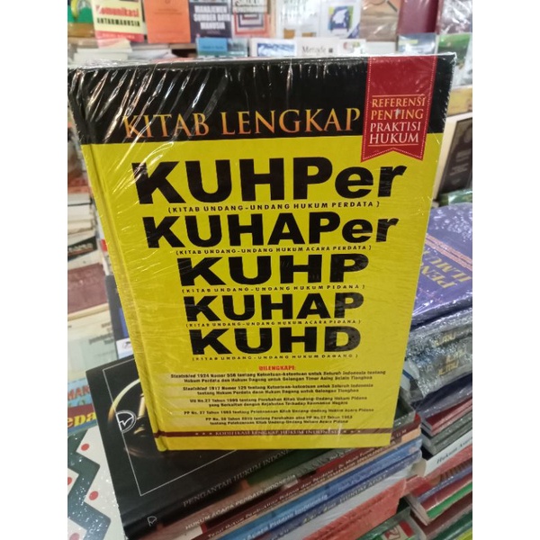 Jual kitab undang undang lengkap KUhper KUHP KUHAP dan KUHD | Shopee Indonesia
