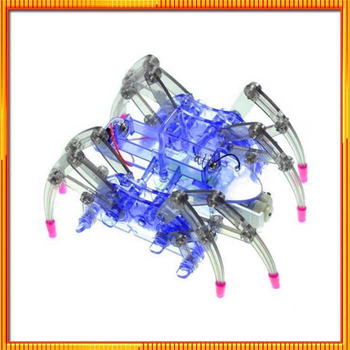 Jual Electric Spider Robot Educational Assembles DIY | Shopee Indonesia