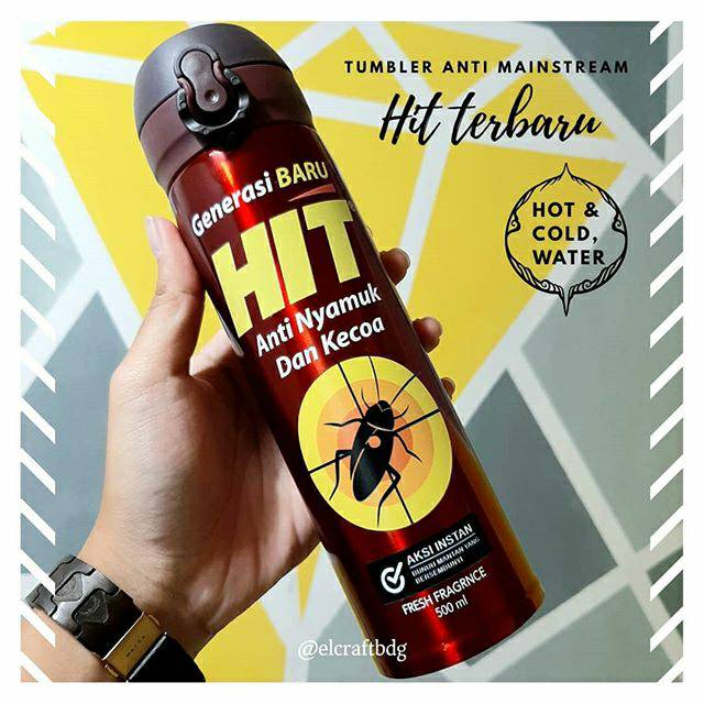 Jual BOTOL MINUM CUSTOM GAMBAR HIT MERAH - BOTOL CUSTOM 500 ML | Shopee ...