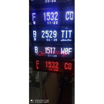 Jual Castem Plat Nomer Mobil Motor Universal Led Bar.Plat Nomer Mobil ...