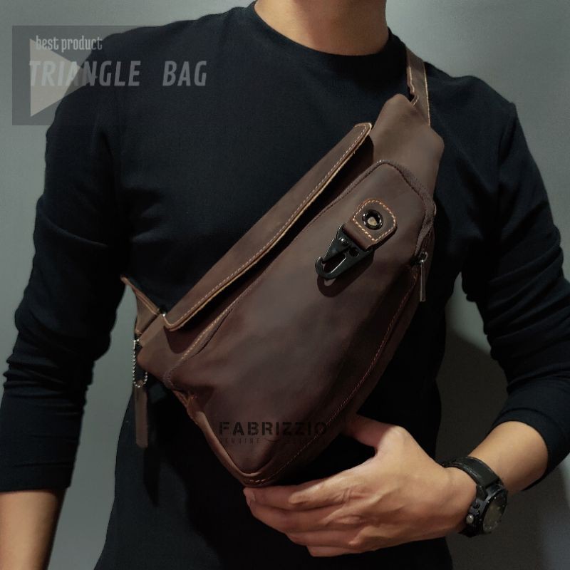 Jual tas dada pria tas kulit asli pria | Shopee Indonesia
