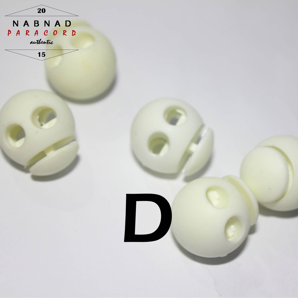 Jual Nabnad 1 Pc Stopper Plastik Bulat Lonjong Oval Acetal Putih 1 2 ...