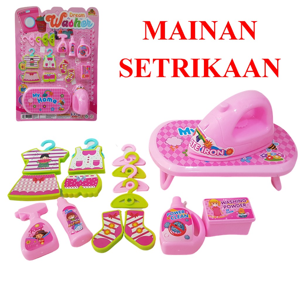 Jual MAINAN SETRIKA SETRIKAAN DREAM WASHER OCT2510 | Shopee Indonesia