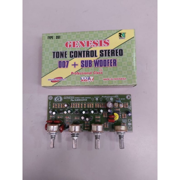 Jual Kit tone control stereo plus subwoofer Genesis | Shopee Indonesia