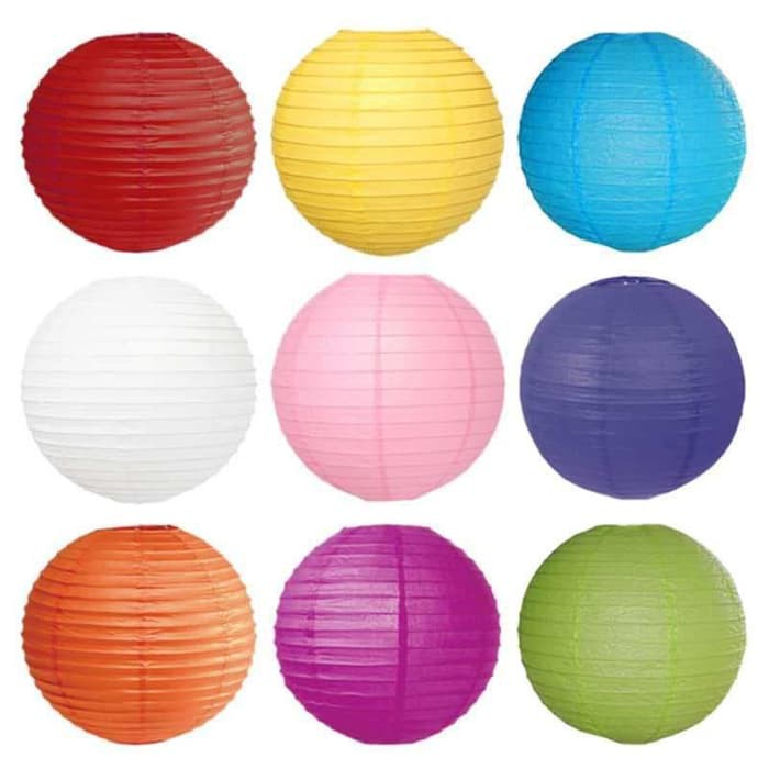 Jual promo Lampion Kertas Gantung Murah Lampion Jepang Lampion Bulat ...