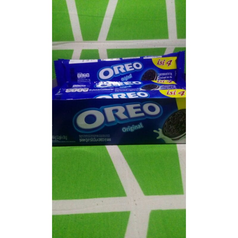 Jual Oreo Biskuit Sandwich isi 4 keping 1 karton isi 12 Pack | Shopee ...