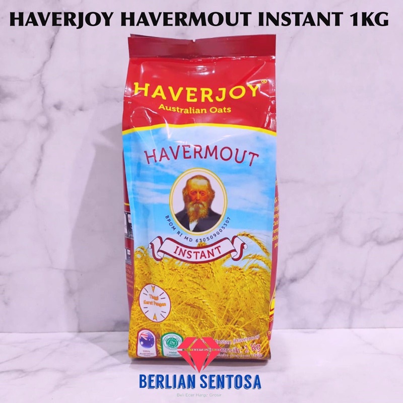Jual Haverjoy havermout oat instant 1kg | Shopee Indonesia