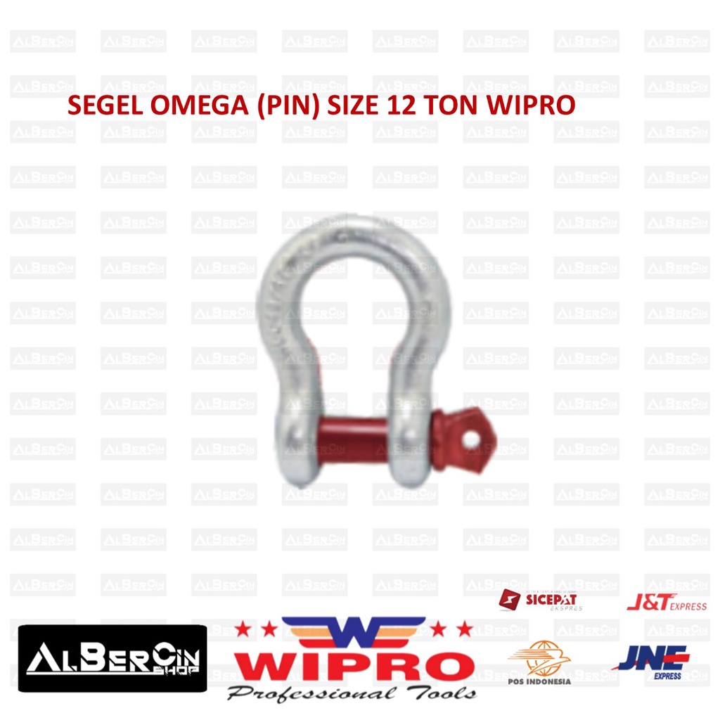 Jual Shackle Segel Omega Pin 1-1/4 Inch Cap. 12 Ton WIPRO DBT-032 DBT ...
