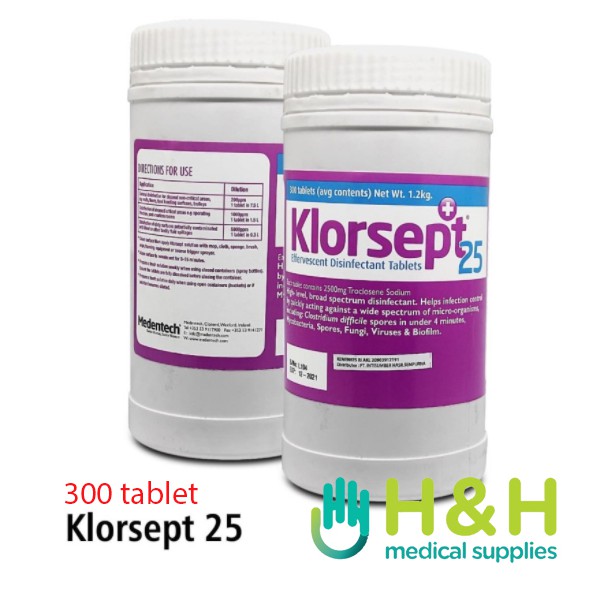 Jual Klorsept 25 / Tablet Desinfektan / Pembersih Lantai / Desinfektan ...