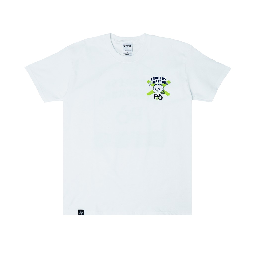 Jual Lawless Burgerbar - Po Noodle Tshirt - White | Shopee Indonesia