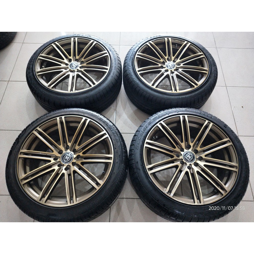 Jual Velg Mobil Bekas MILANO R17 Hole 4X100 4X114,3 BRONZ Untuk Mobil ...