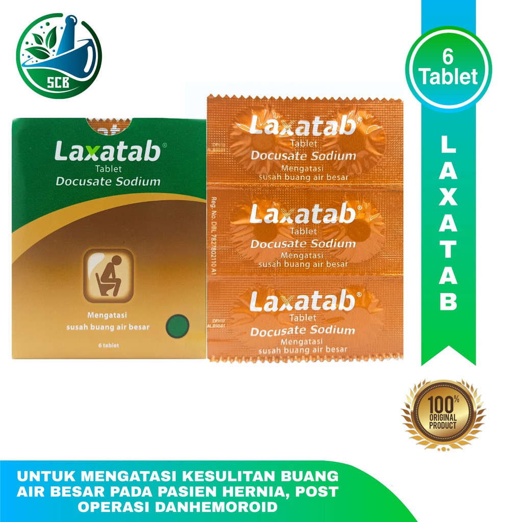 Jual Laxatab 1 Strip Isi 6 Tablet | Shopee Indonesia