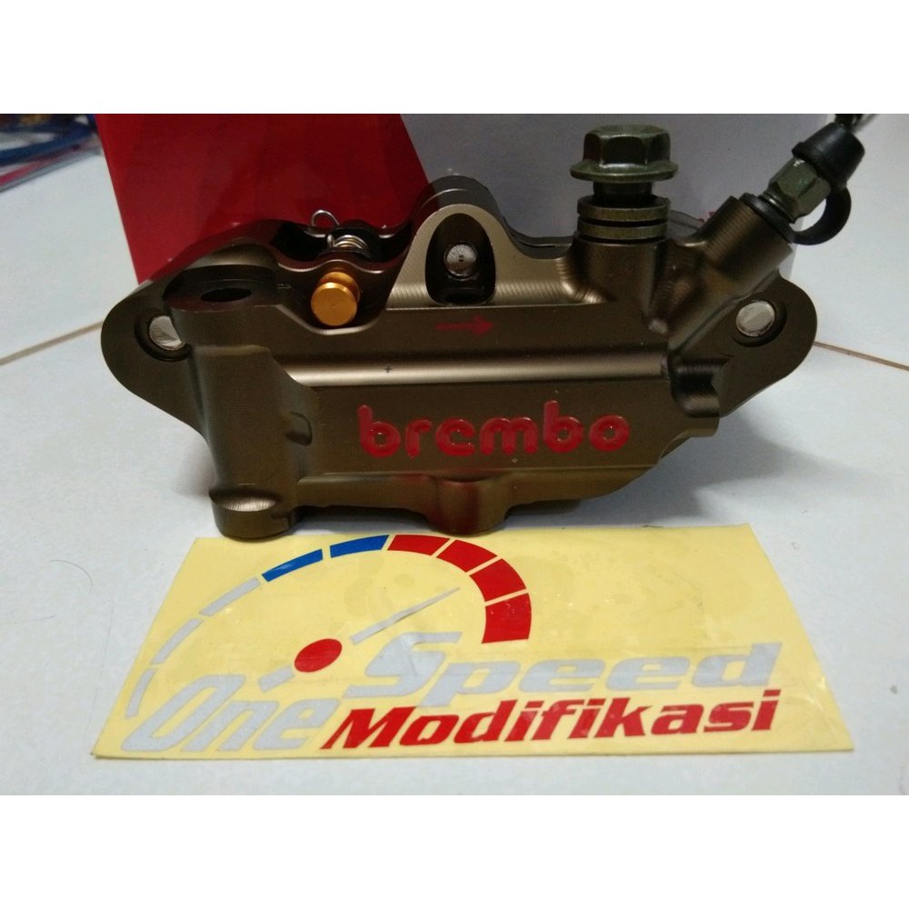 Jual BARU Kaliper Monoblok Brembo warna brown atau coklat | Shopee Indonesia