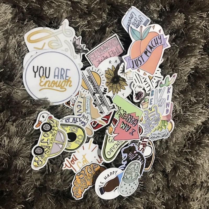 Jual Sticker tumblr stiker aesthetic estetik TEMA 2 | Shopee Indonesia
